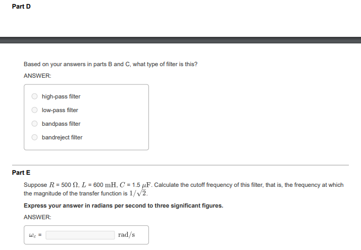 Solved Problem 14.49 Consider the series RLC circuit shown | Chegg.com