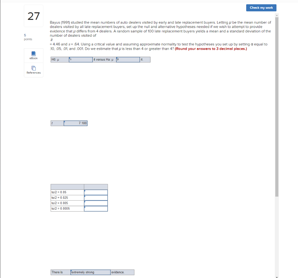 Solved Bayus (1991) studied the mean numbers of auto dealers | Chegg.com