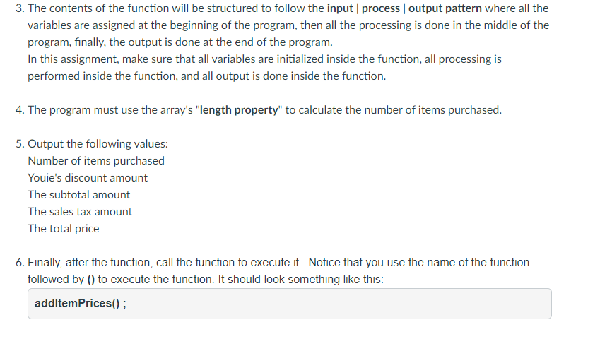 Solved JavaScript Objectives In this assignment you | Chegg.com