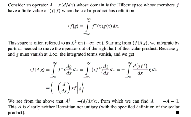 Solved Show: A+ not equal to A is Hermitian. d/dx if | Chegg.com
