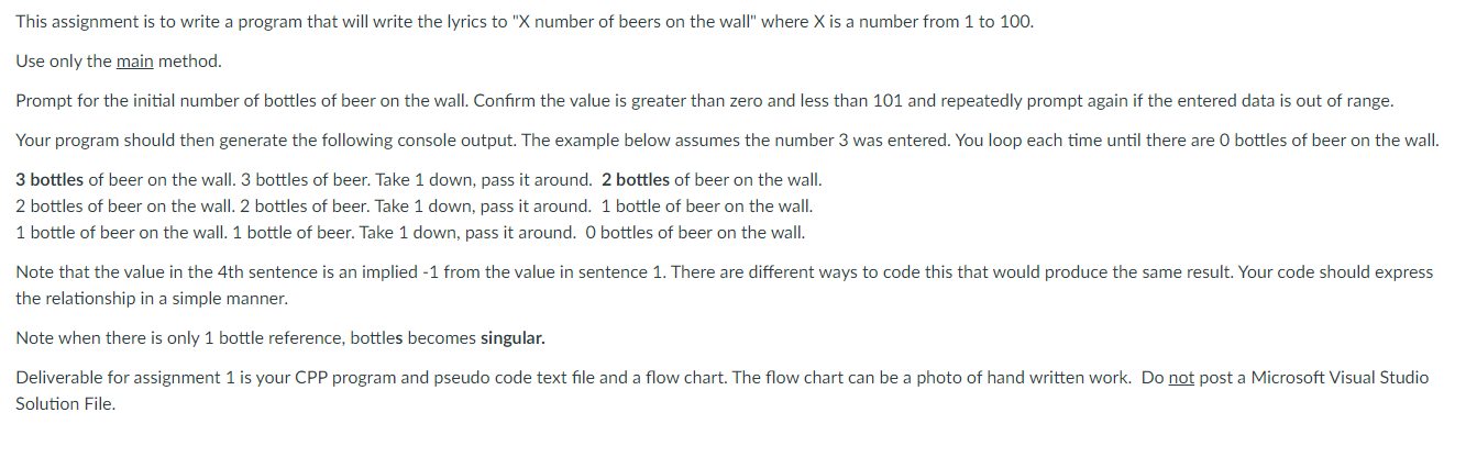 Solved This assignment is to write a program that will write | Chegg.com