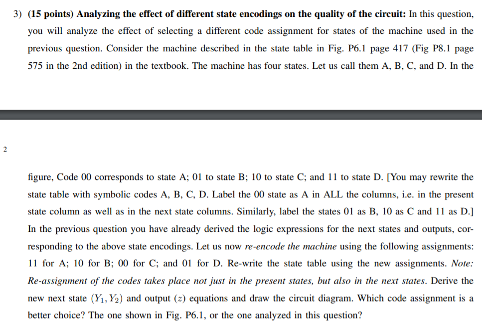 Solved 3) (15 points) Analyzing the effect of different | Chegg.com