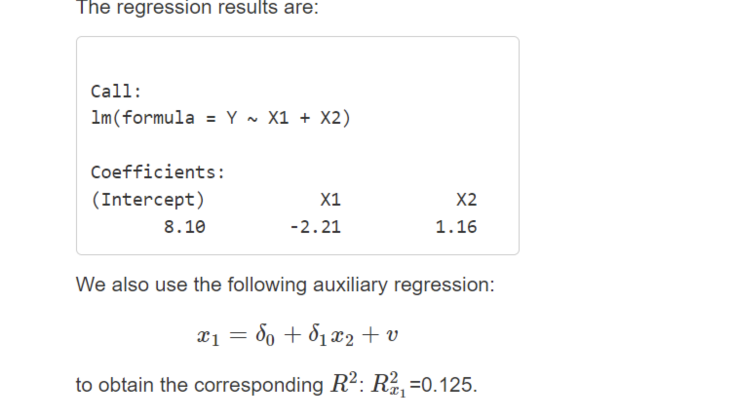 Solved We have the following data \\( (N=5) \\), and we have | Chegg.com