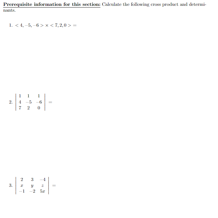 Solved Prerequisite information for this section: Calculate | Chegg.com