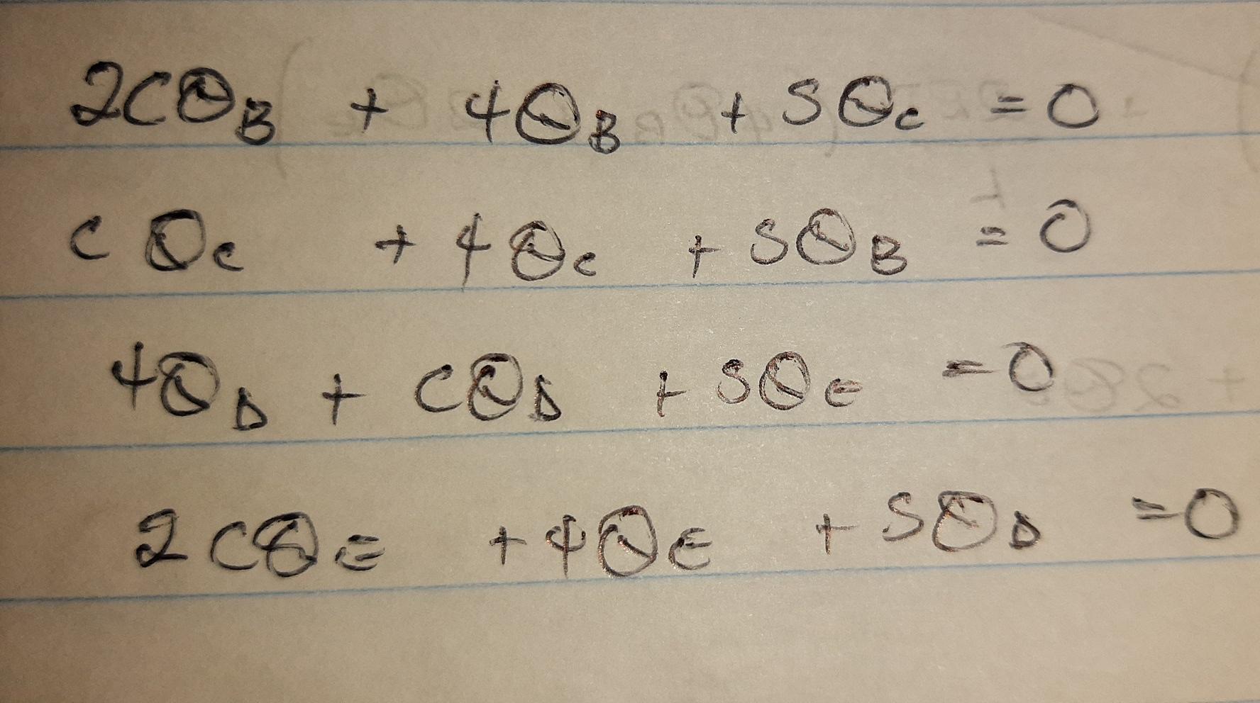 Solved 20@z 0 + 40 + Soc =0. coe + + 4e & SOB = + too + cos | Chegg.com
