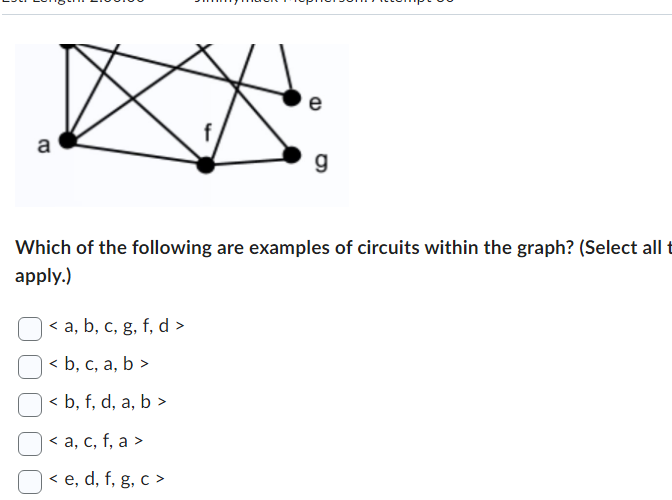 Which of the following are examples of circuits | Chegg.com