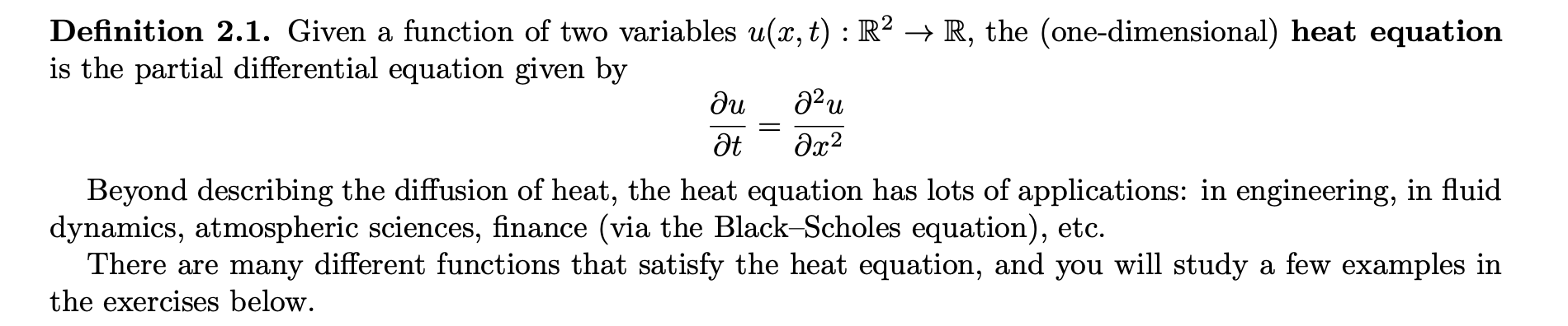 Solved Definition 2.1. Given a function of two variables | Chegg.com