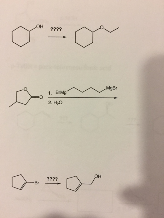 Solved OH 1. BrMg 2. H2O MgBr OH | Chegg.com
