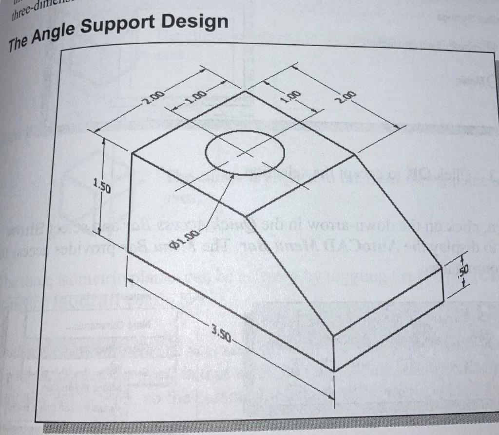 three-d The Angle Support Design 2.00 1.50 $1.00 | Chegg.com