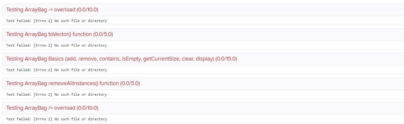 Solved Fix The Arraybag Cpp Arraybag Hpp Ifndef