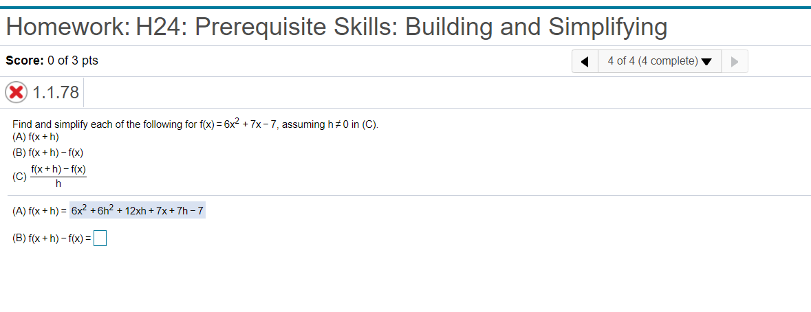 Solved Homework: H24: Prerequisite Skills: Building and | Chegg.com
