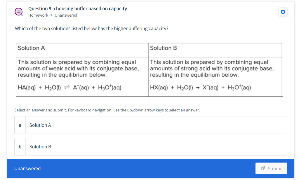 Solved Question 9: choosing buffer based on capacity | Chegg.com