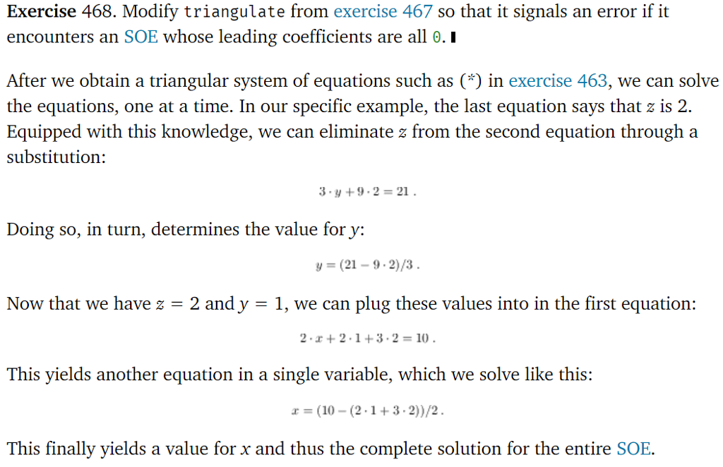 Exercise 468. Modify triangulate from exercise 467 so | Chegg.com