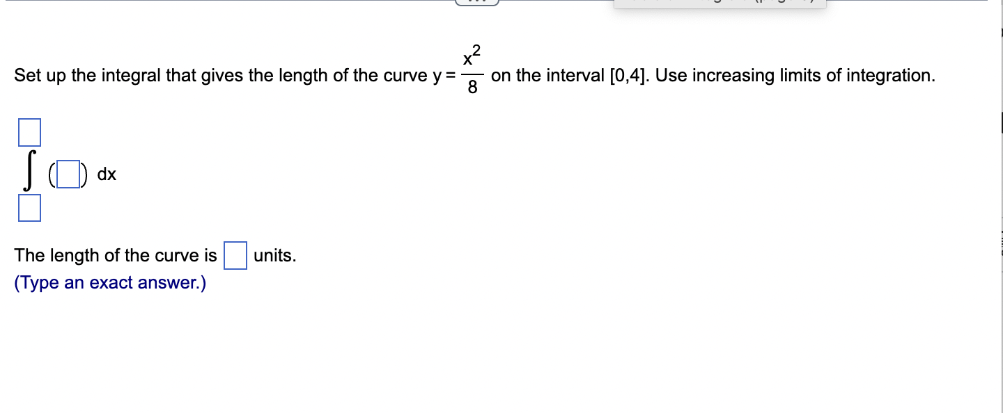 Solved Set up the integral that gives the length of the | Chegg.com