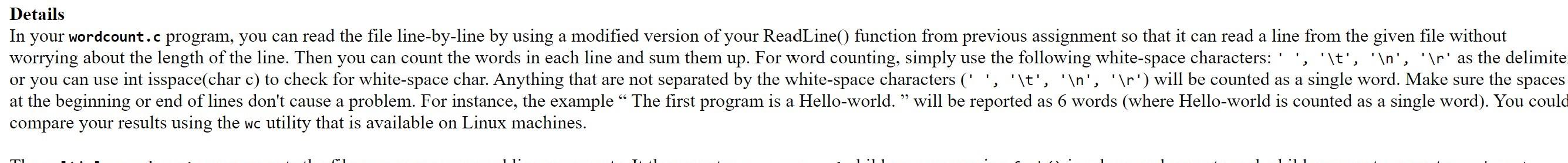 Solved The First Program Wordcount C Will Take The Name Of