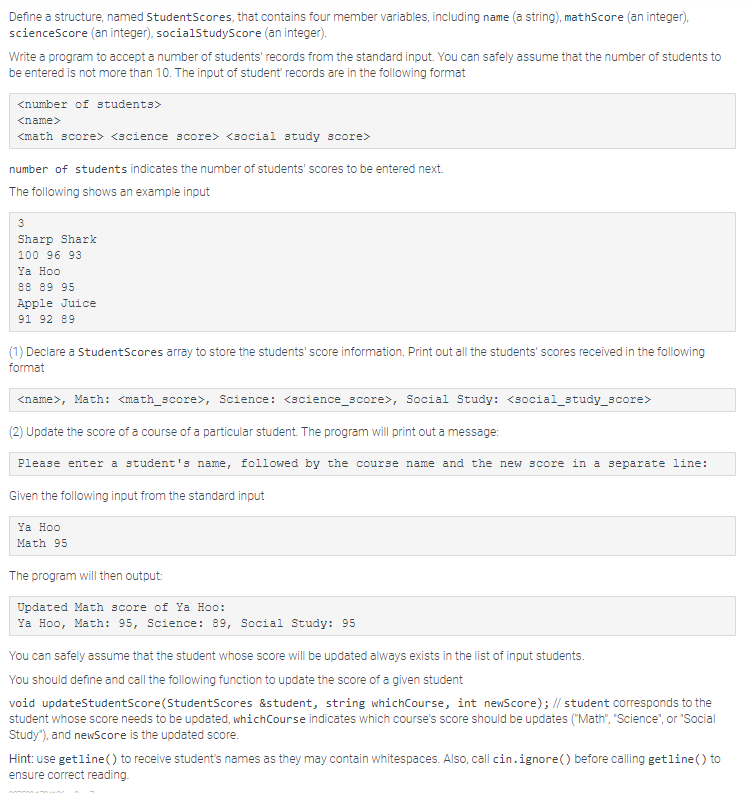 Solved In C Please And I Need Exact Output With The