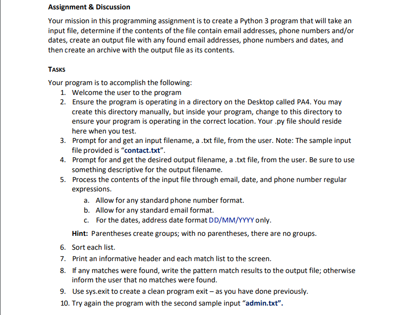 Solved Assignment \& Discussion Your mission in this | Chegg.com