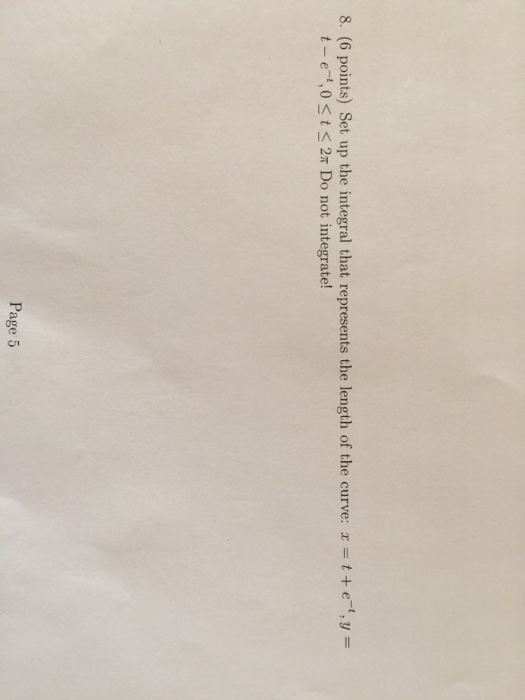 Solved Set up the integral that represents the length of the | Chegg.com