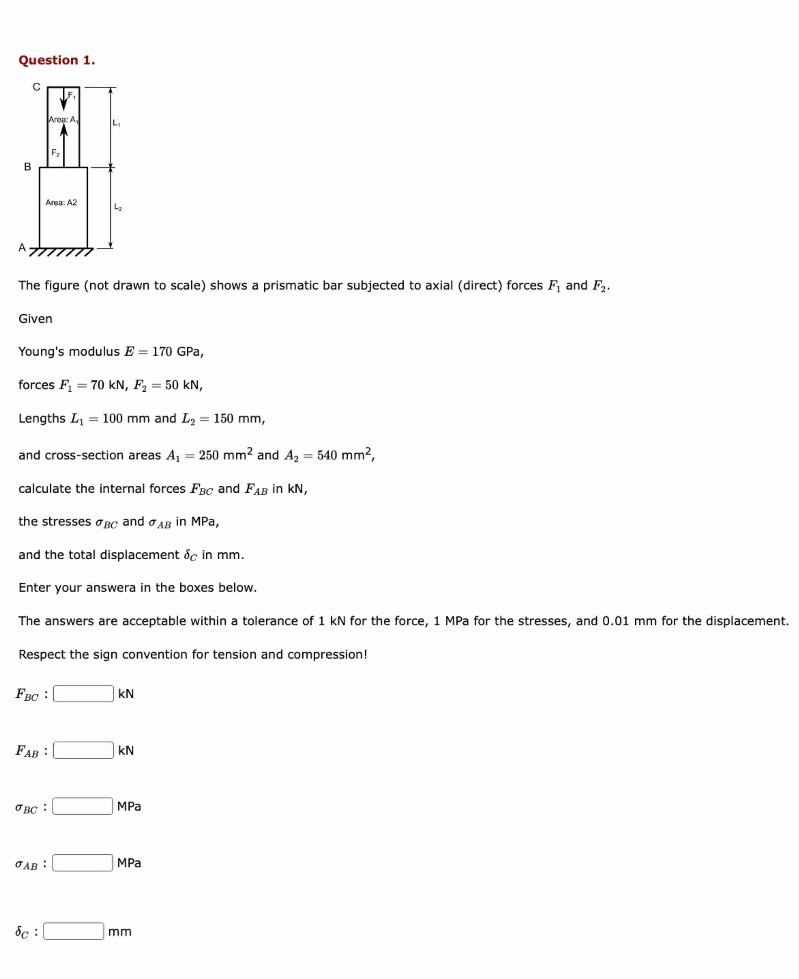 Solved by an EXPERT Question 1.The figure (not ﻿drawn to ﻿scale) ﻿shows a | Chegg.com