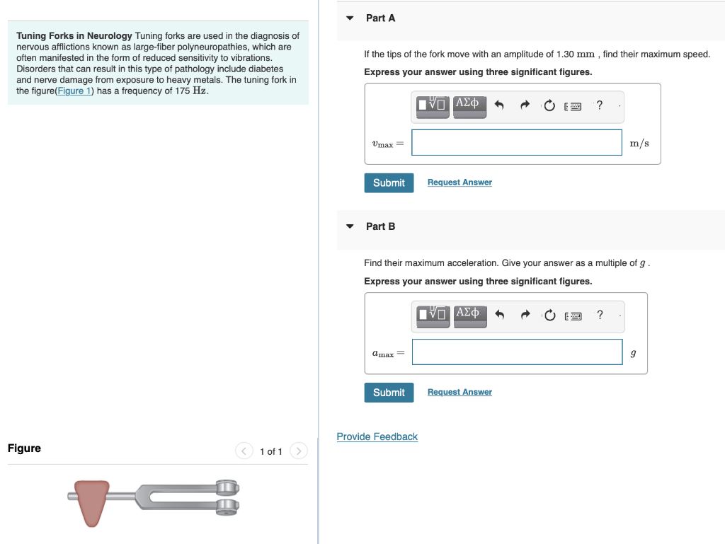 Solved Tuning Forks in Neurology Tuning forks are used in | Chegg.com