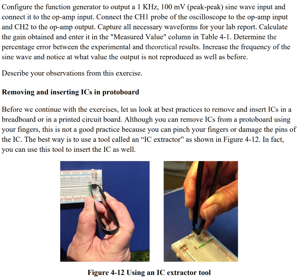 Solved Exercise 4-5. Hint: you can simulate the inverting | Chegg.com