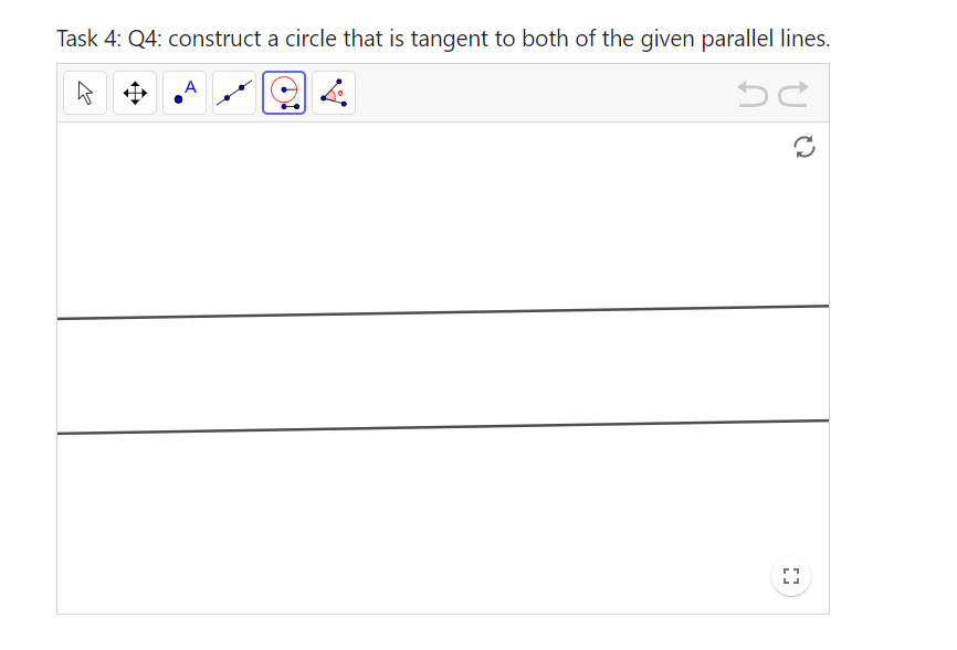 Solved Task 4 Q4 Construct A Circle That Is Tangent To