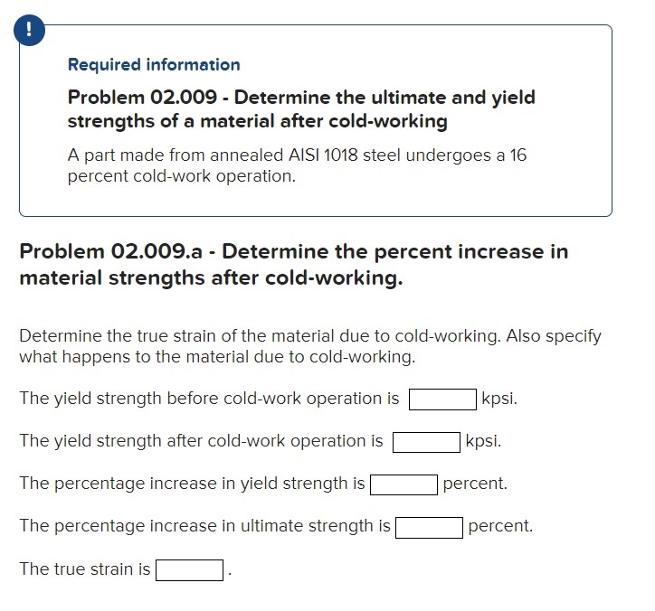 Solved Required information Problem 02.009 - Determine the | Chegg.com