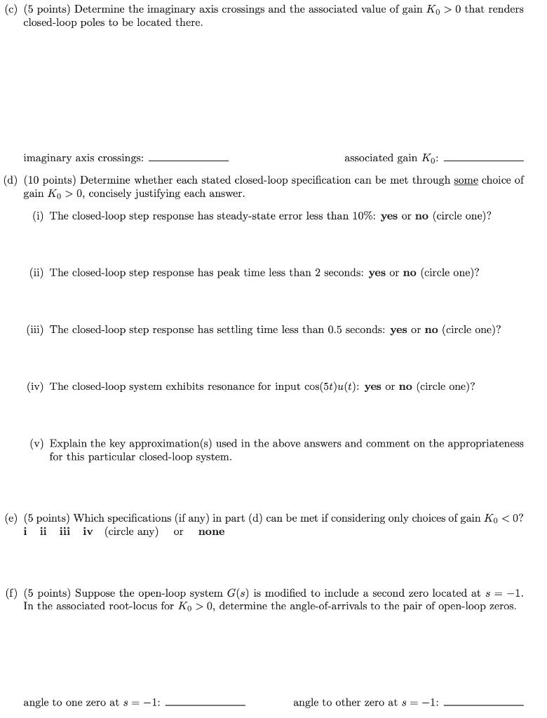 Solved Figure 1: Unity-Feedback Configuration with Loop Gain | Chegg.com