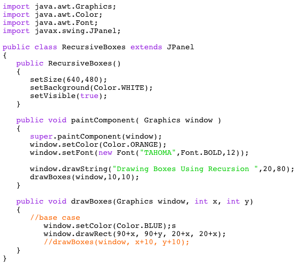 Solved Lab Description Use Recursion To Draw A Group Of 