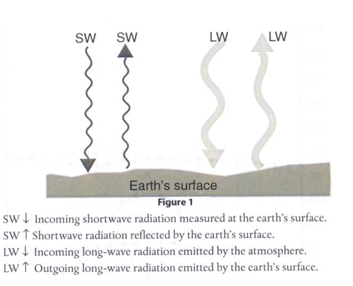 Solved Section 2: Net Radiation From the perspective of the | Chegg.com