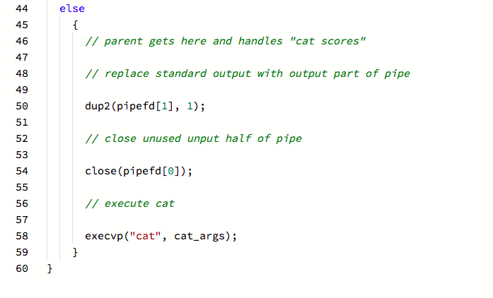 Solved 2. Chaining Processes together using two Pipes | Chegg.com