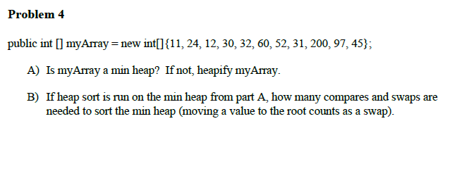 Solved Problem 4 Public Int Myarray New Int 11 24 