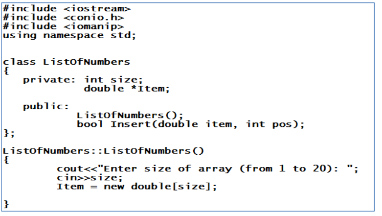 Write a Program in C++. Design a dynamic list using | Chegg.com