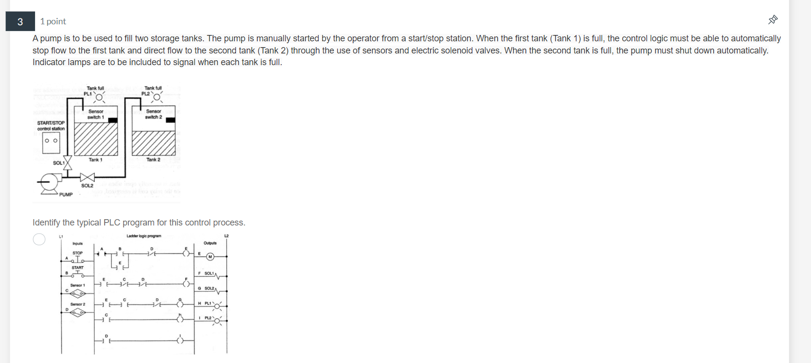 Solved A pump is to be used to fill two storage tanks. The | Chegg.com