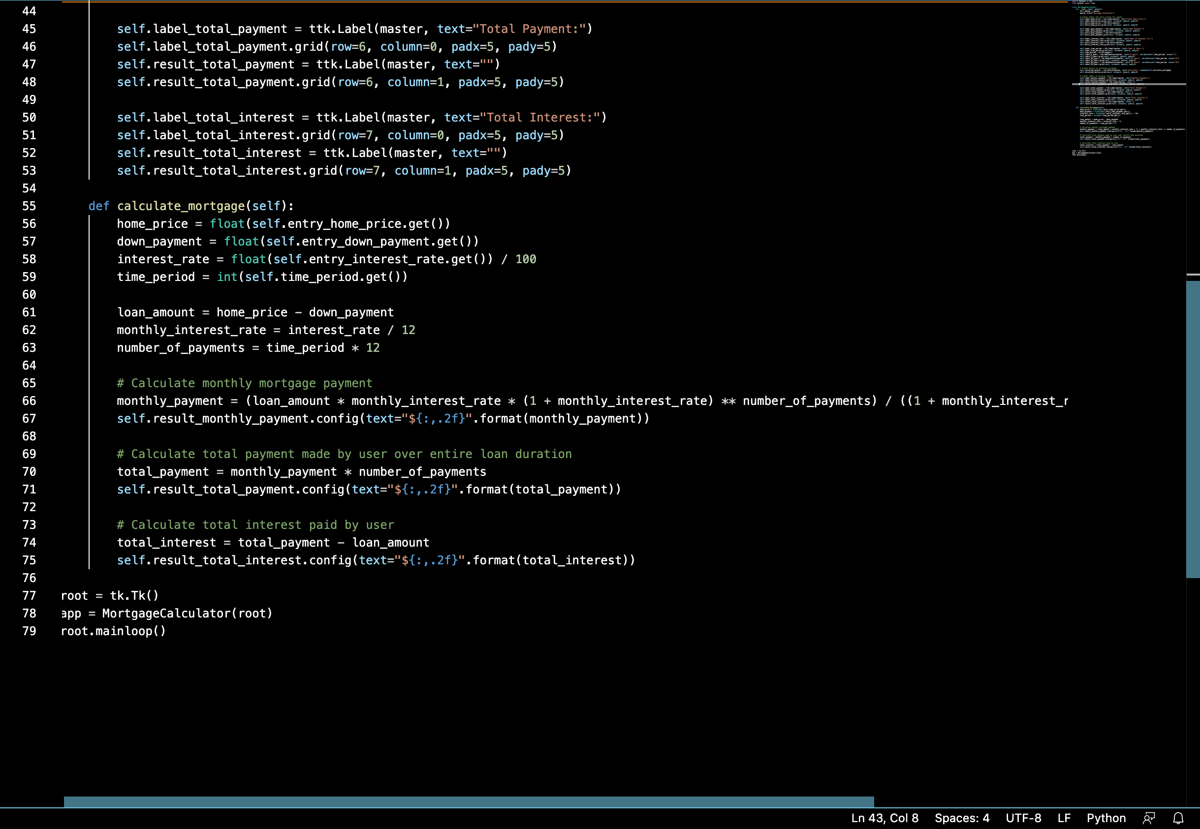 Solved Use TKinter to build a GUI application that serves as | Chegg.com