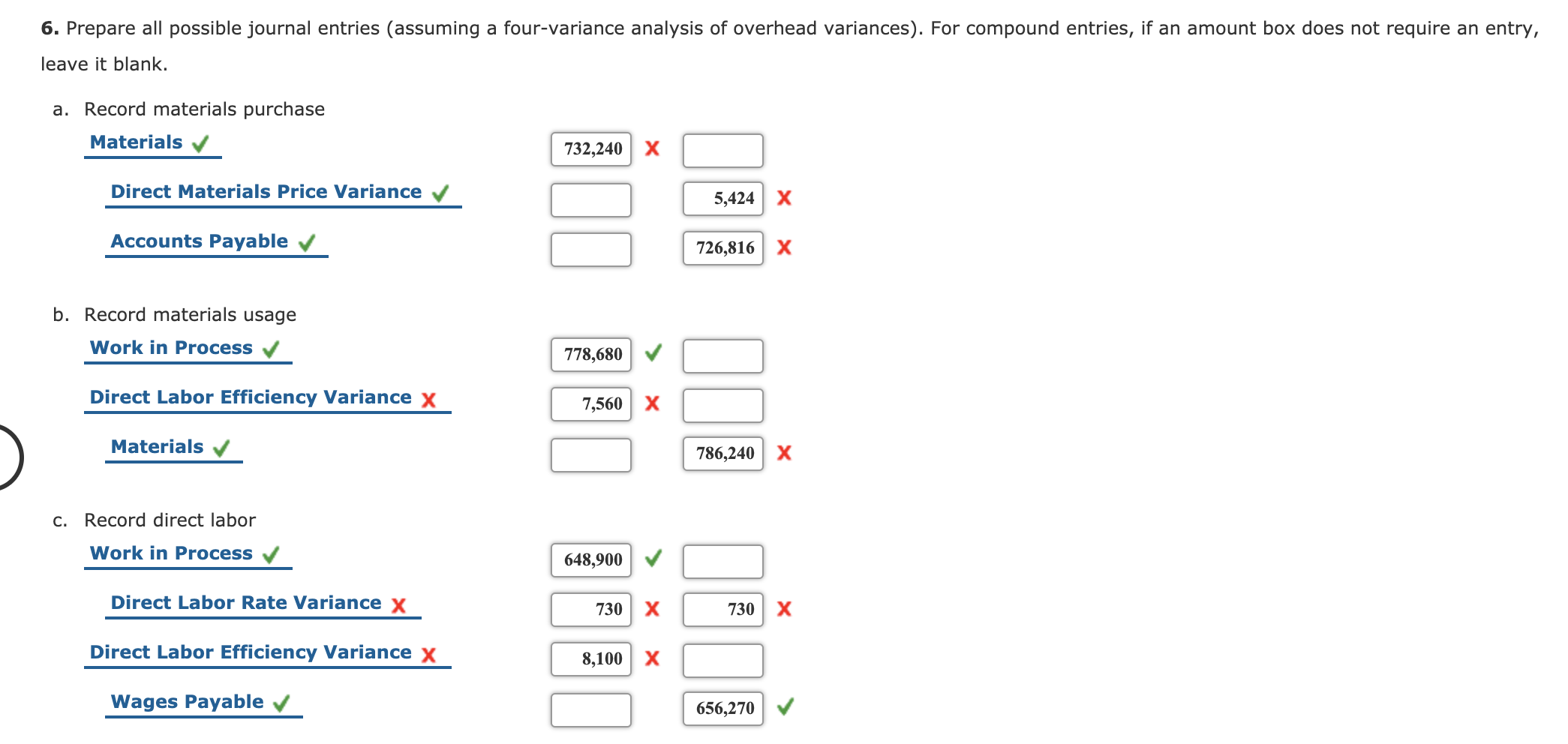 Solved Basic Variance Analysis, Revision of Standards, | Chegg.com