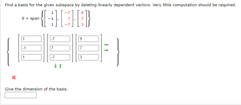 Solved Linear Algebra: Find a basis for the given subspace | Chegg.com