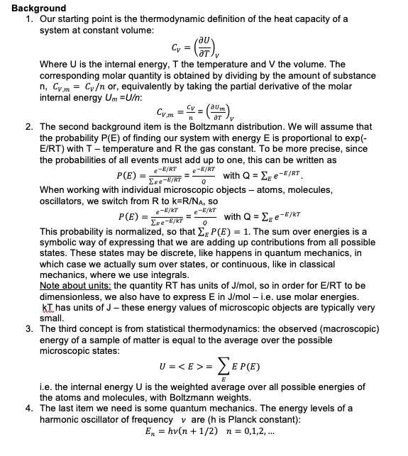 Solved au e-E/RT Ere-E/RT -E/RT 0 e-E/RT e-E/kr 2 Background | Chegg.com
