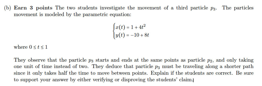 Solved 1. Consider two particles, p1 and p2. The movement of | Chegg.com