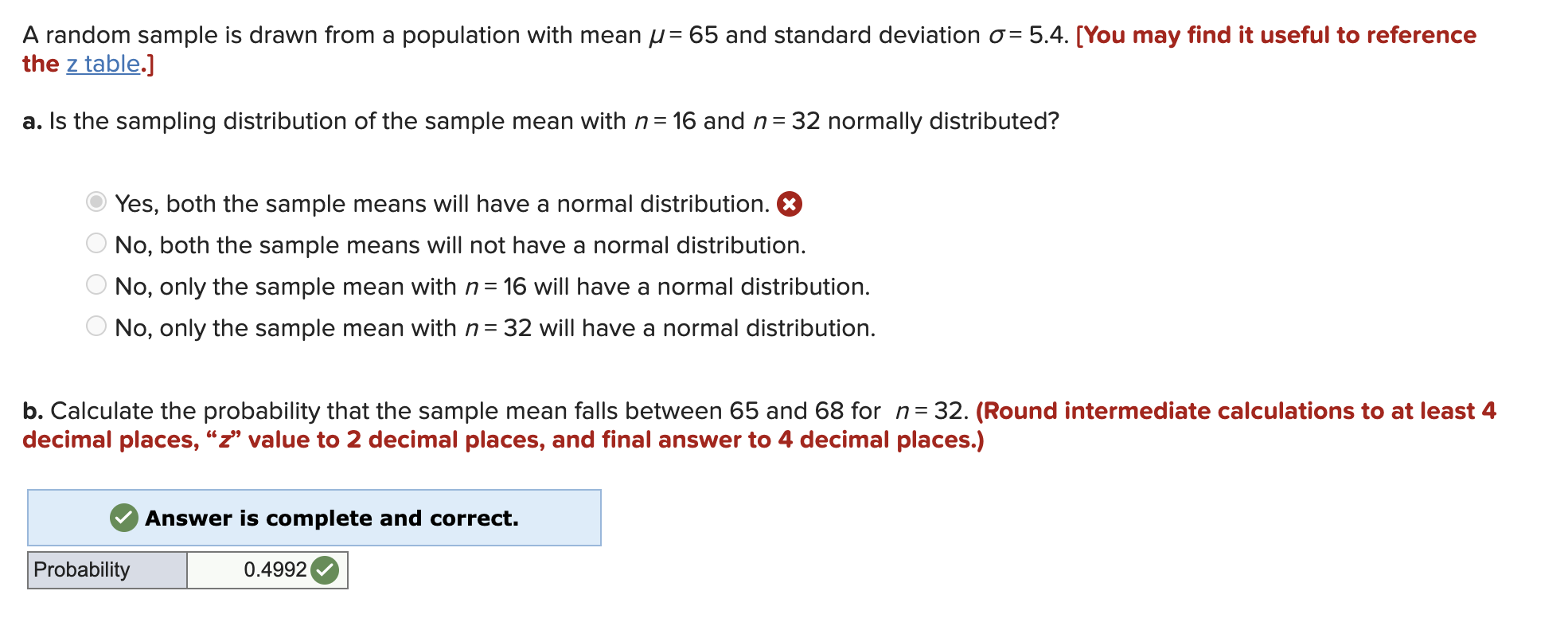 Solved A random sample is drawn from a population with mean | Chegg.com