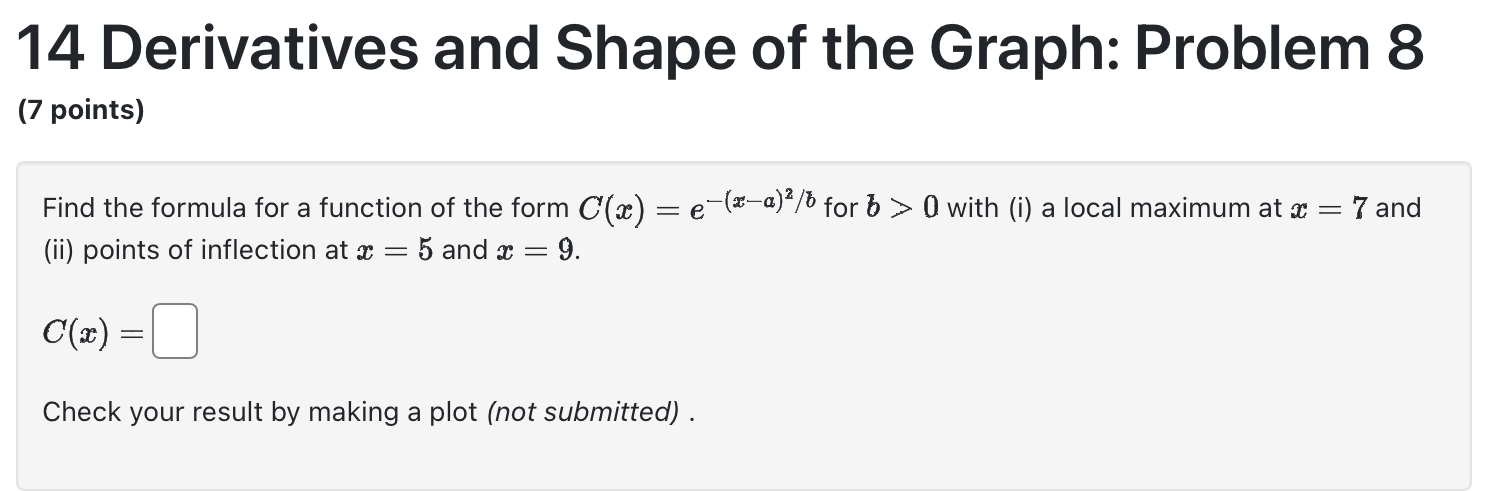 Solved Let p(z)=2z4−4z2+6. Fill in the values or intervals | Chegg.com