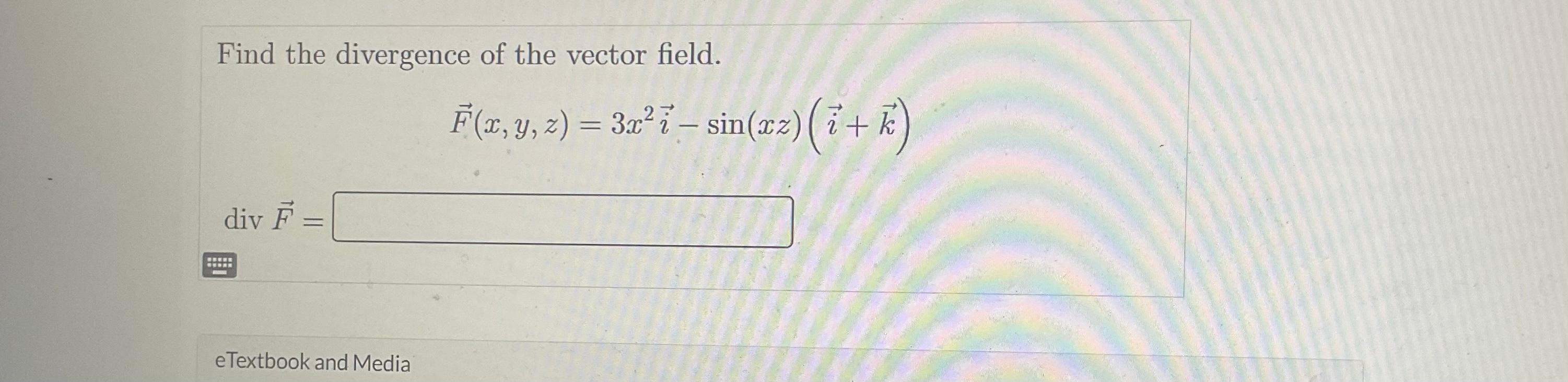 Solved Find the divergence of the vector field. | Chegg.com