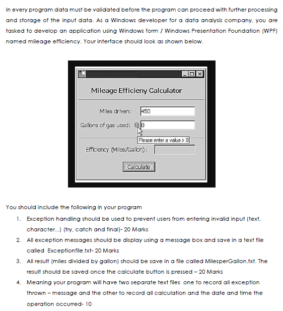 Solved In every program data must be validated before the | Chegg.com