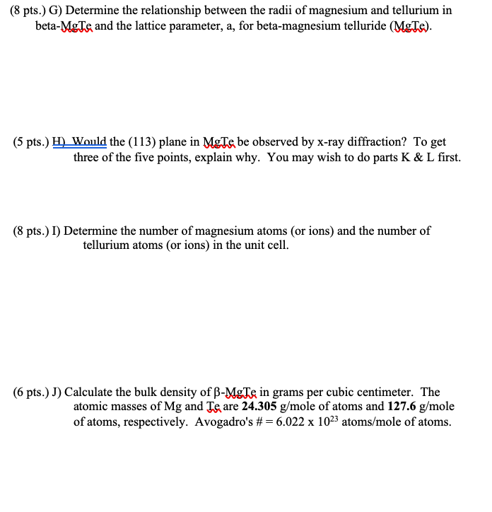 Solved Solve parts G, H, and I. All previous parts have been | Chegg.com