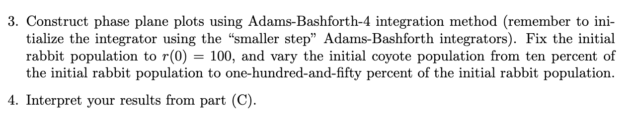 Solved Problem 10: The Predator-Prey Model The predator-prey | Chegg.com