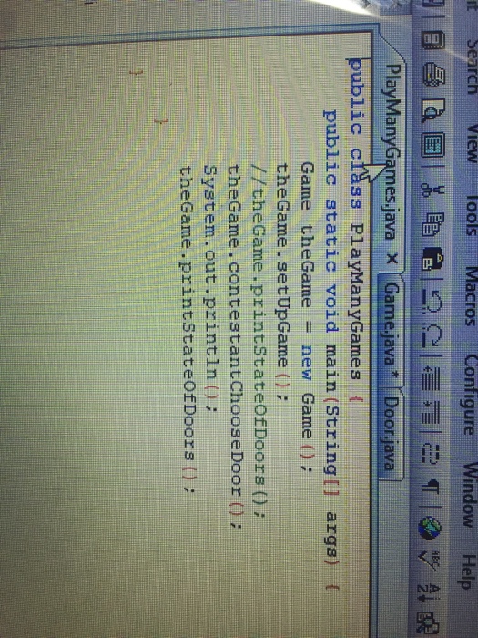 Solved The Monte Hall Program Simulation Using the Monte | Chegg.com