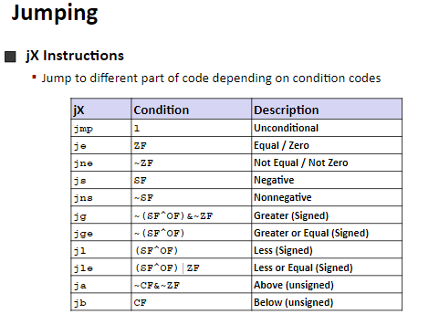 Solved jX Instructions - Jump to different part of code | Chegg.com