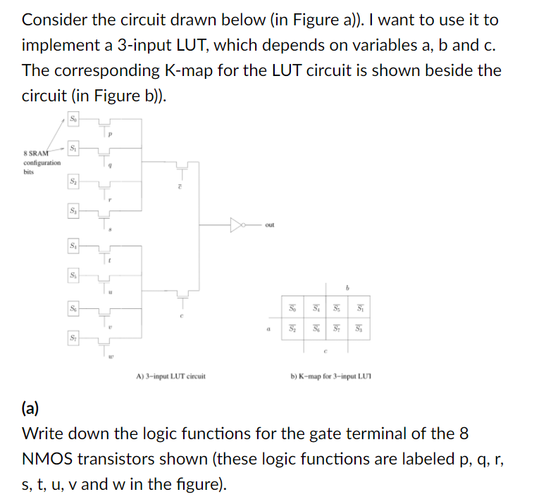 Solved Consider the circuit drawn below (in Figure a)). I | Chegg.com