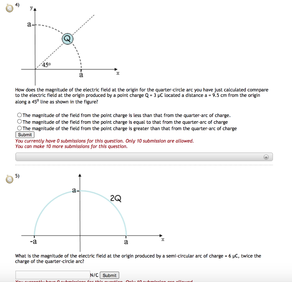 Solved A total charge Q = 3 uC is distributed uniformly over | Chegg.com
