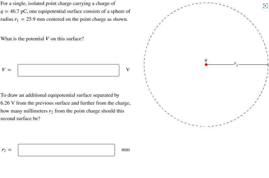 Solved For a single, isolated point charge carrying a charge | Chegg.com